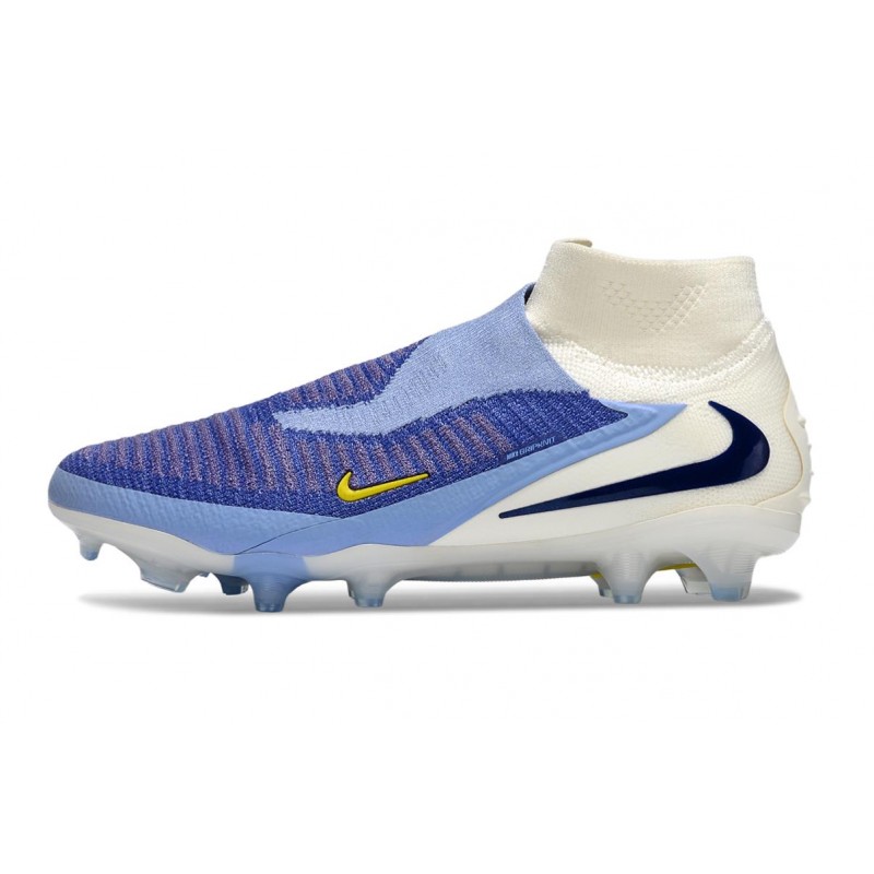 Nike Phantom 6 High Cut Elite FG Racer Blue White Dark Obsidian