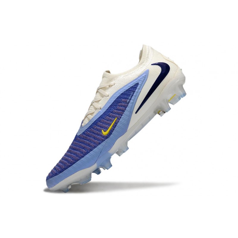 Nike Phantom 6 Low Cut Elite FG Cleat Racer Blue White Dark Obsidian
