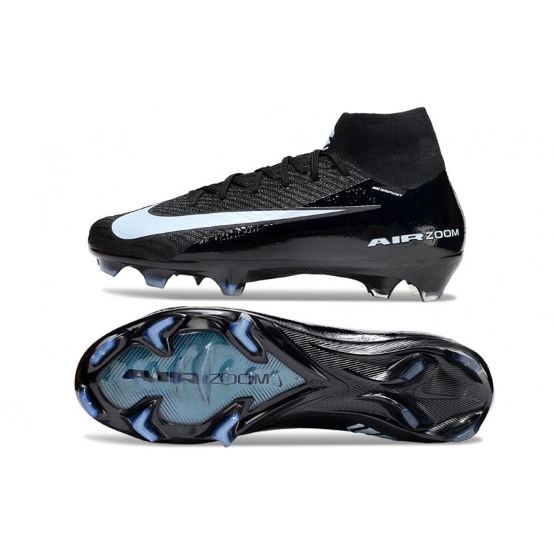 Nike Mercurial Superfly 10 Elite FG Football Shoes Black Ice Blue