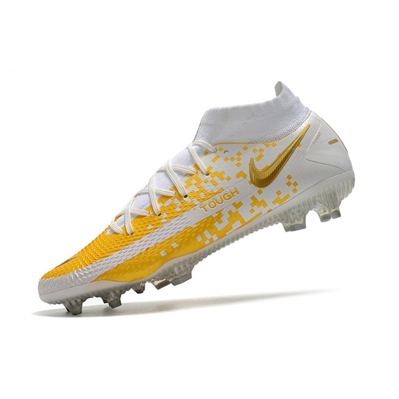 New 2021 Nike Phantom Gt Elite Df Fg - White Gold