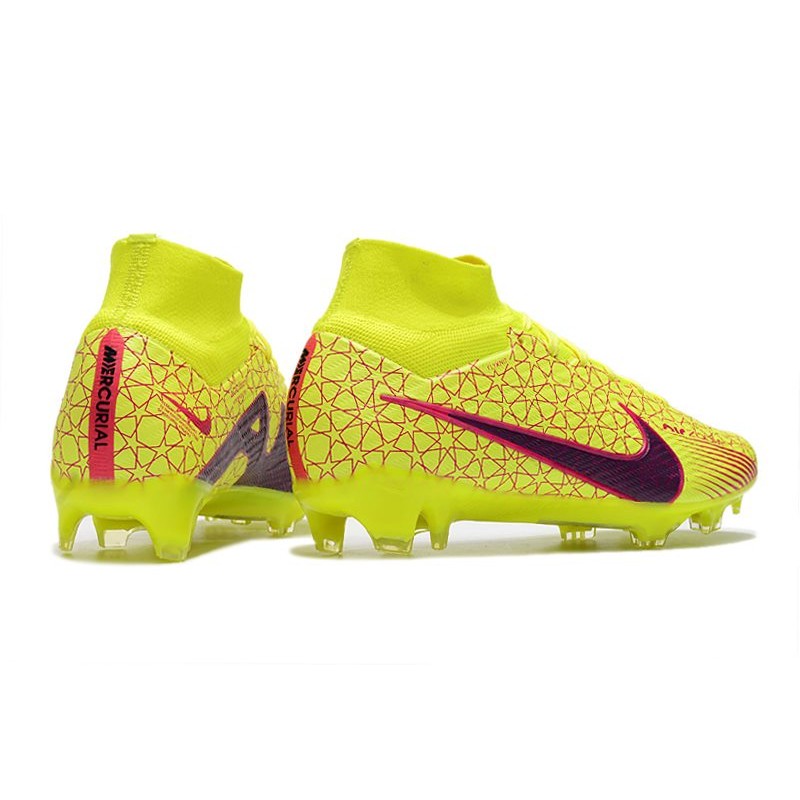 Nike Zoom Mercurial Superfly 9 Elite FG Yellow Red